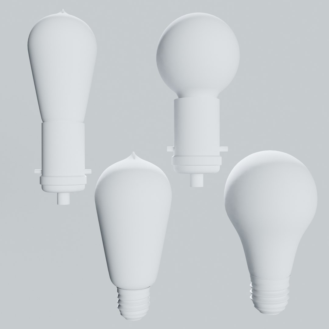 3D Model Light Bulbs - TurboSquid 1527640