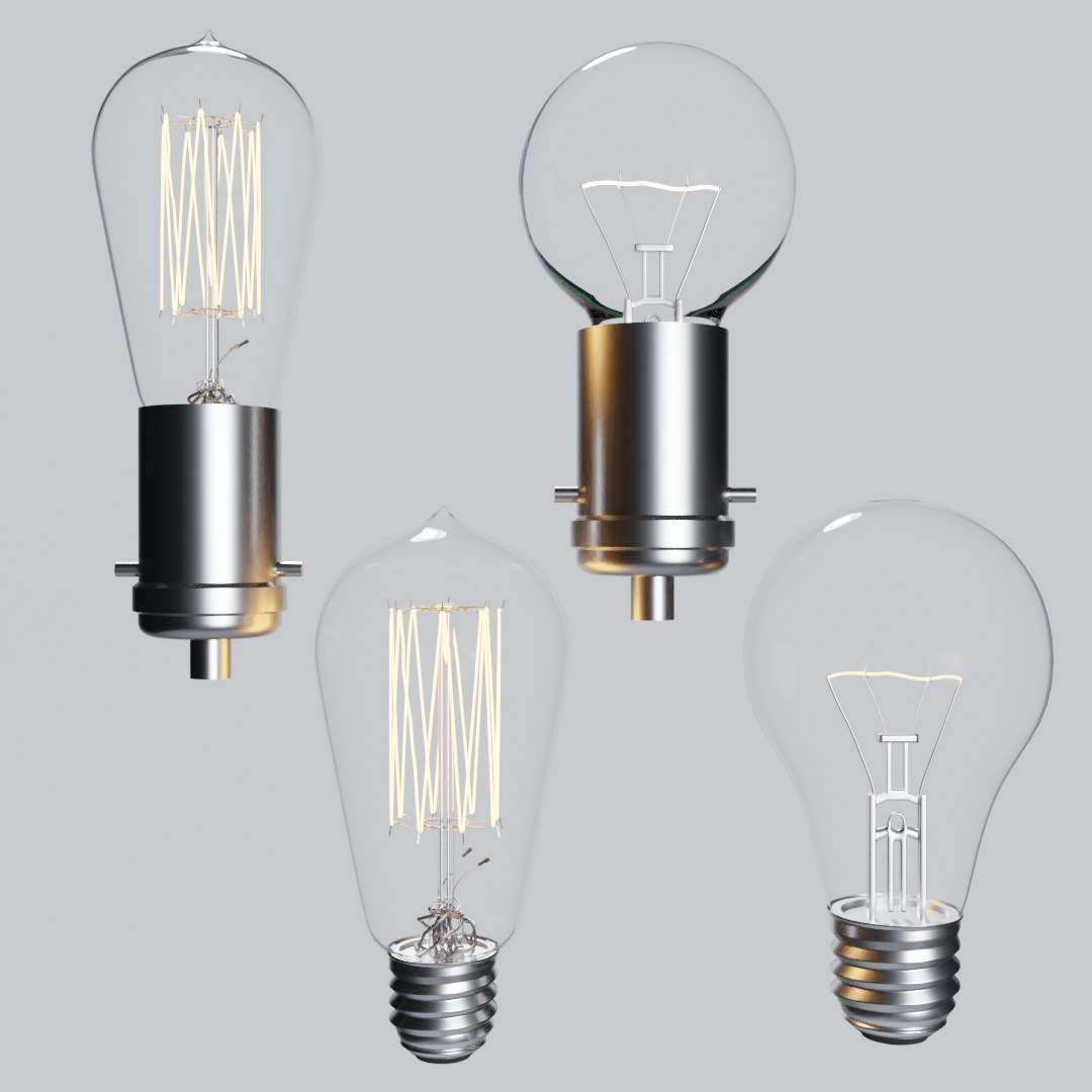 3D Model Light Bulbs - TurboSquid 1527640