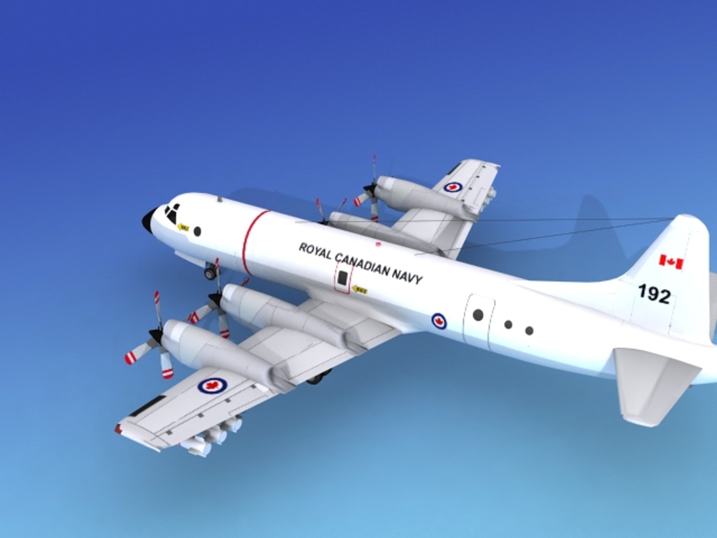 Orion Lockheed P-3 3d Model