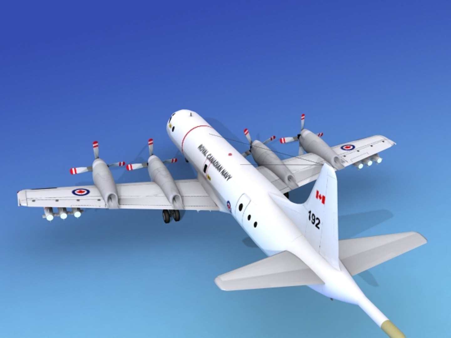 Orion Lockheed P-3 3d Model