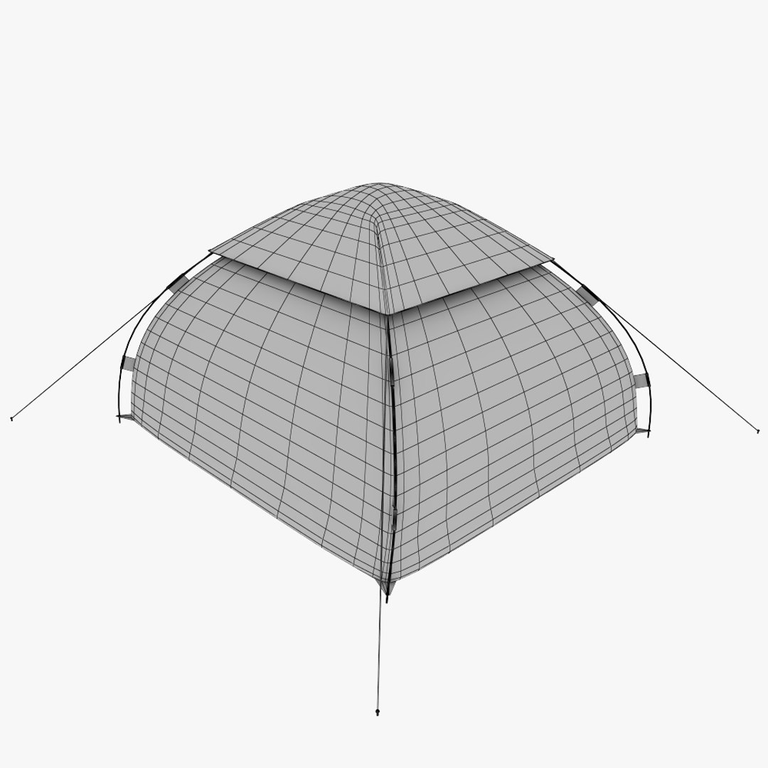 3d Realistic Camping Tent