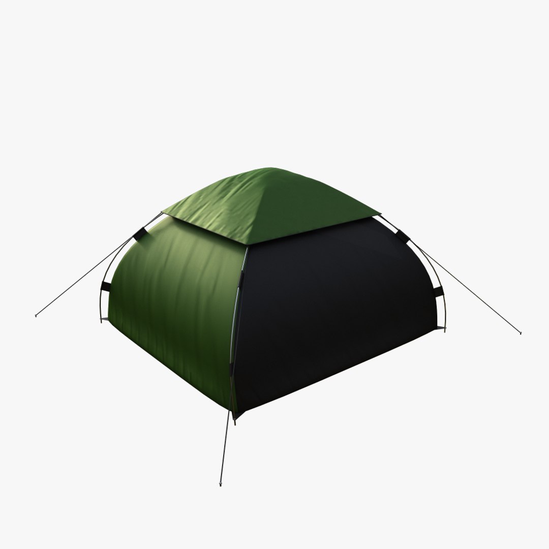 3d Realistic Camping Tent