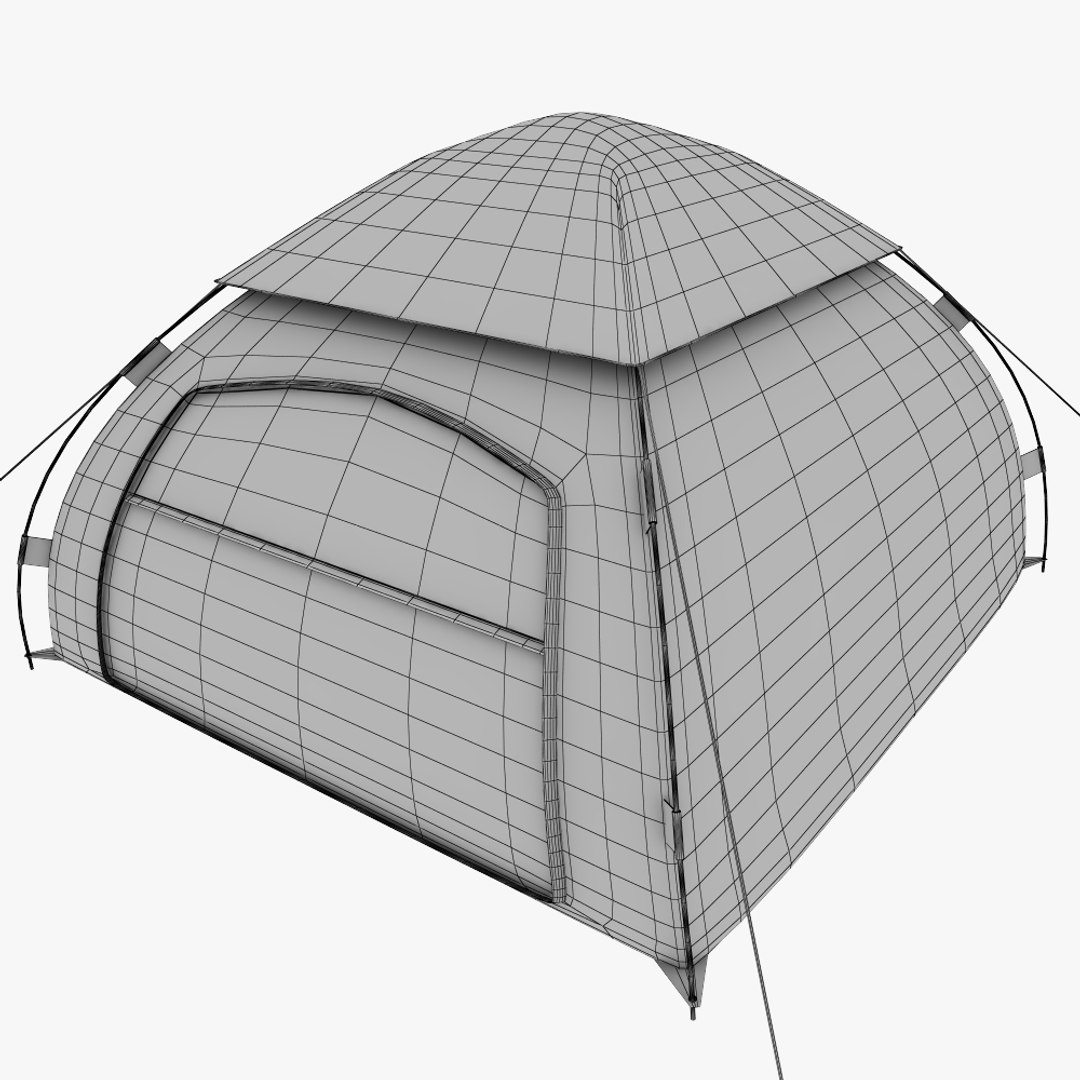 3d Realistic Camping Tent