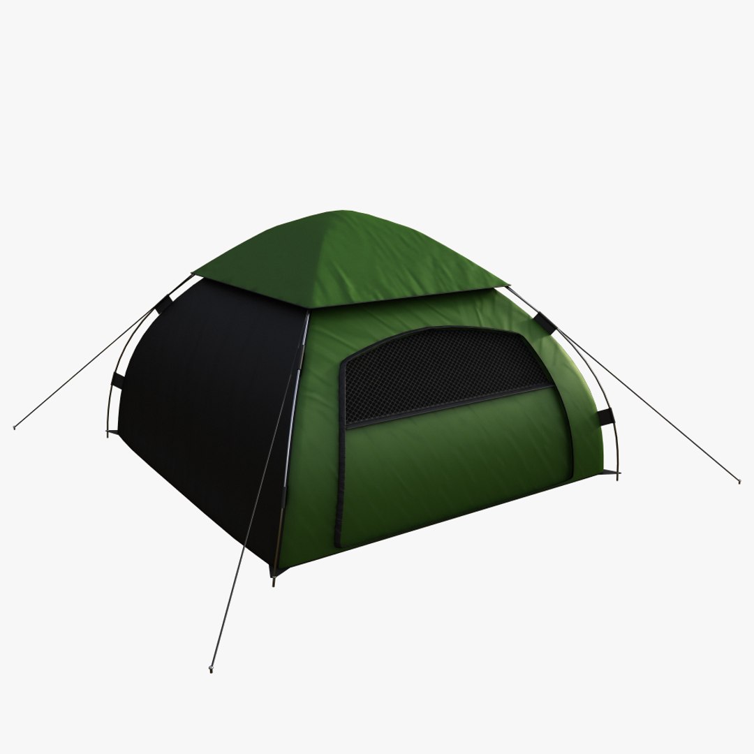 3d Realistic Camping Tent