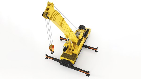 3d mobile crane model