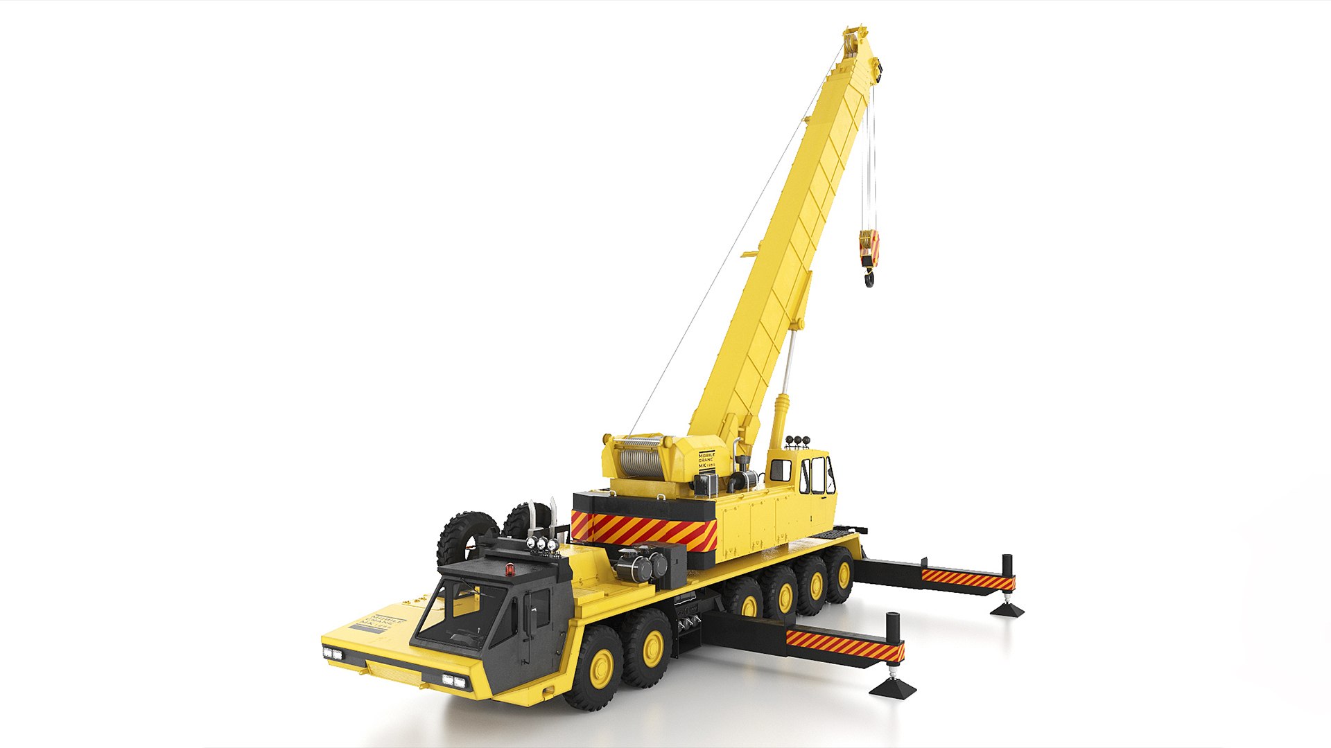 3d mobile crane model