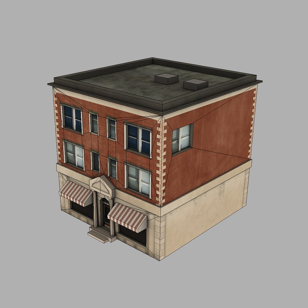 3d Model Downtown Building