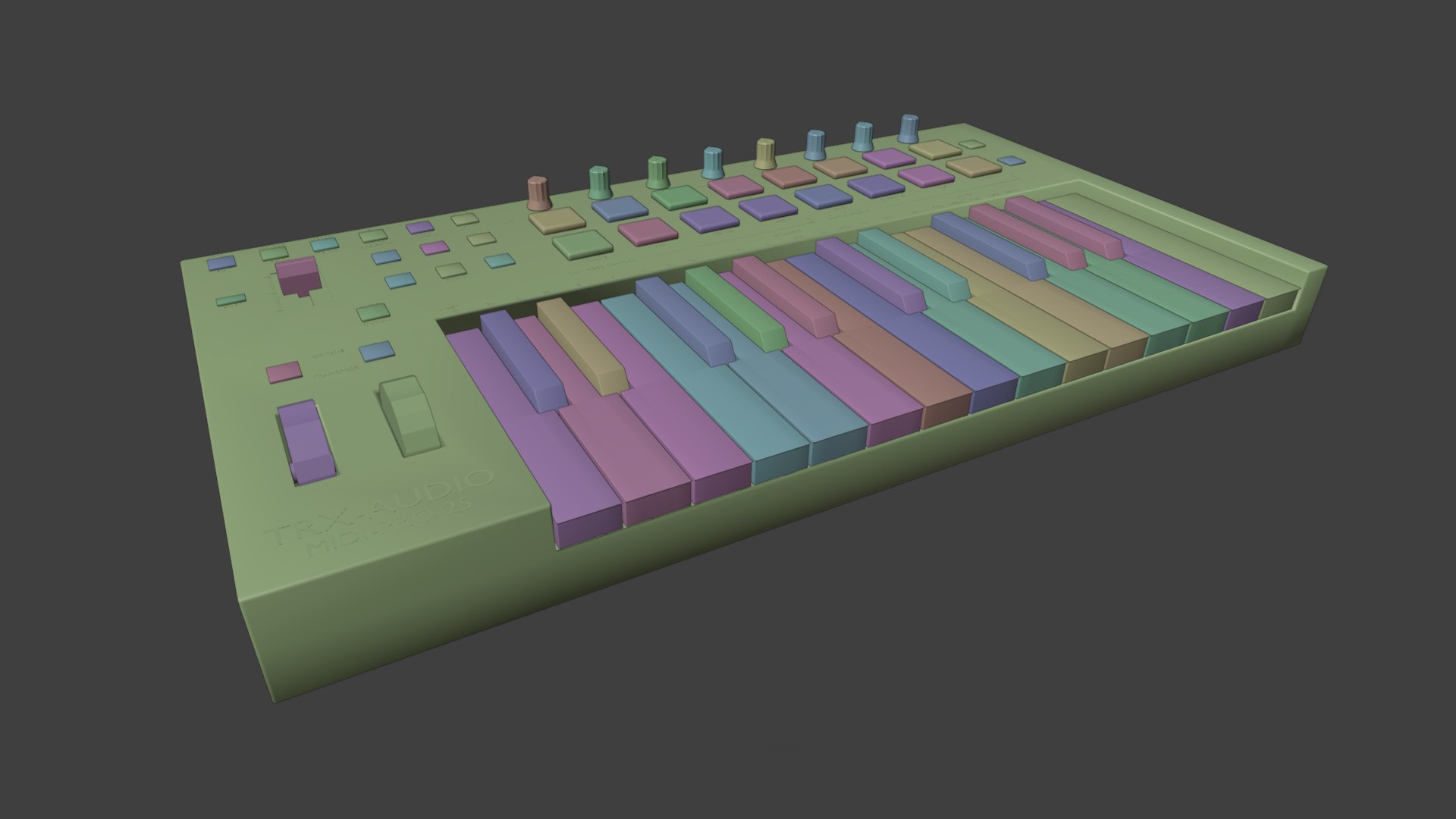 Synthesizer 3D Model - TurboSquid 2252692
