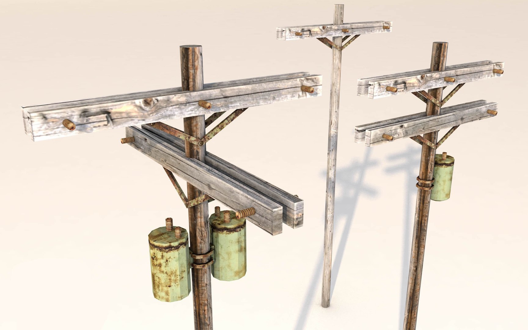 Realistic Electric Power Line 3D Model - TurboSquid 1508762