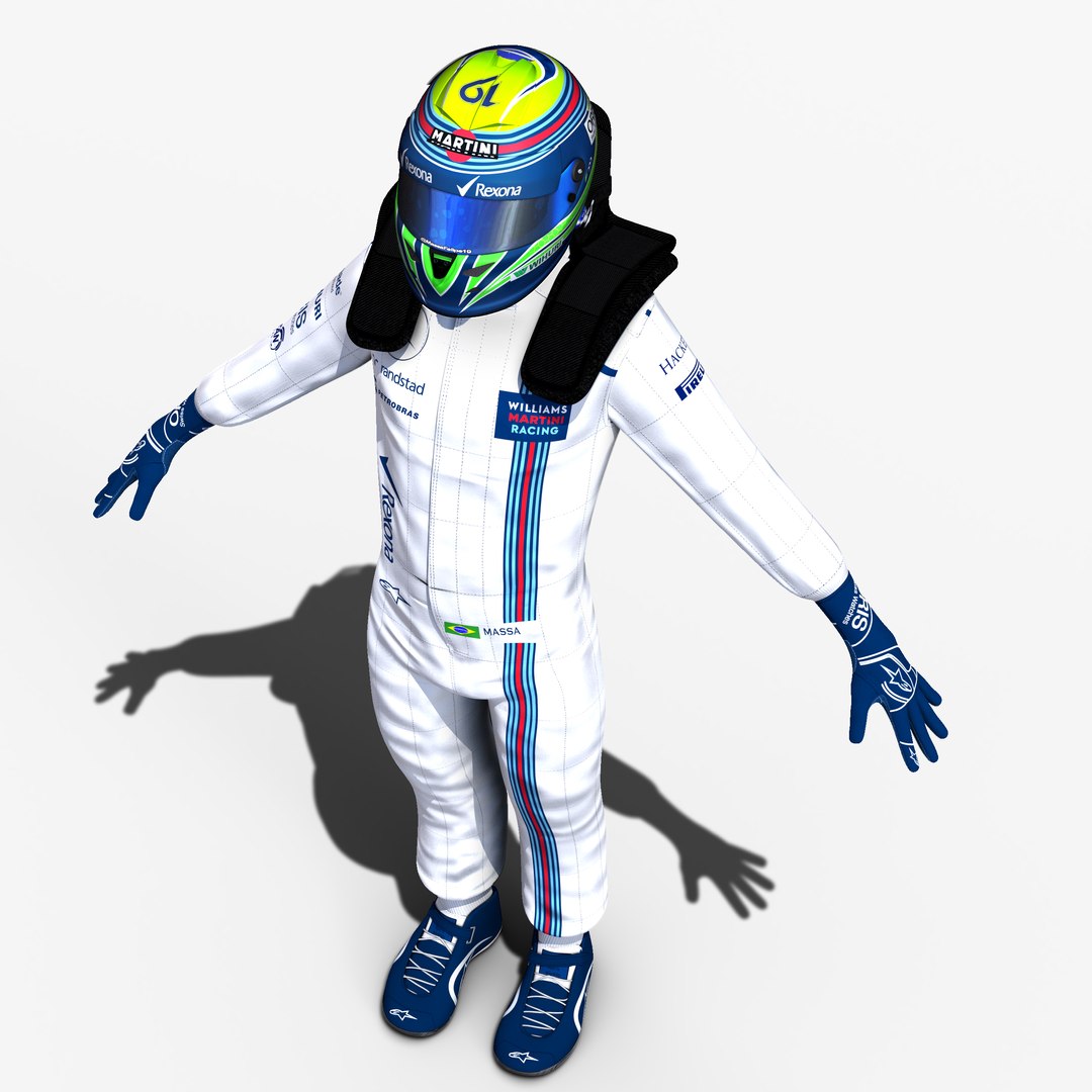 3d Model Felipe Massa 2016