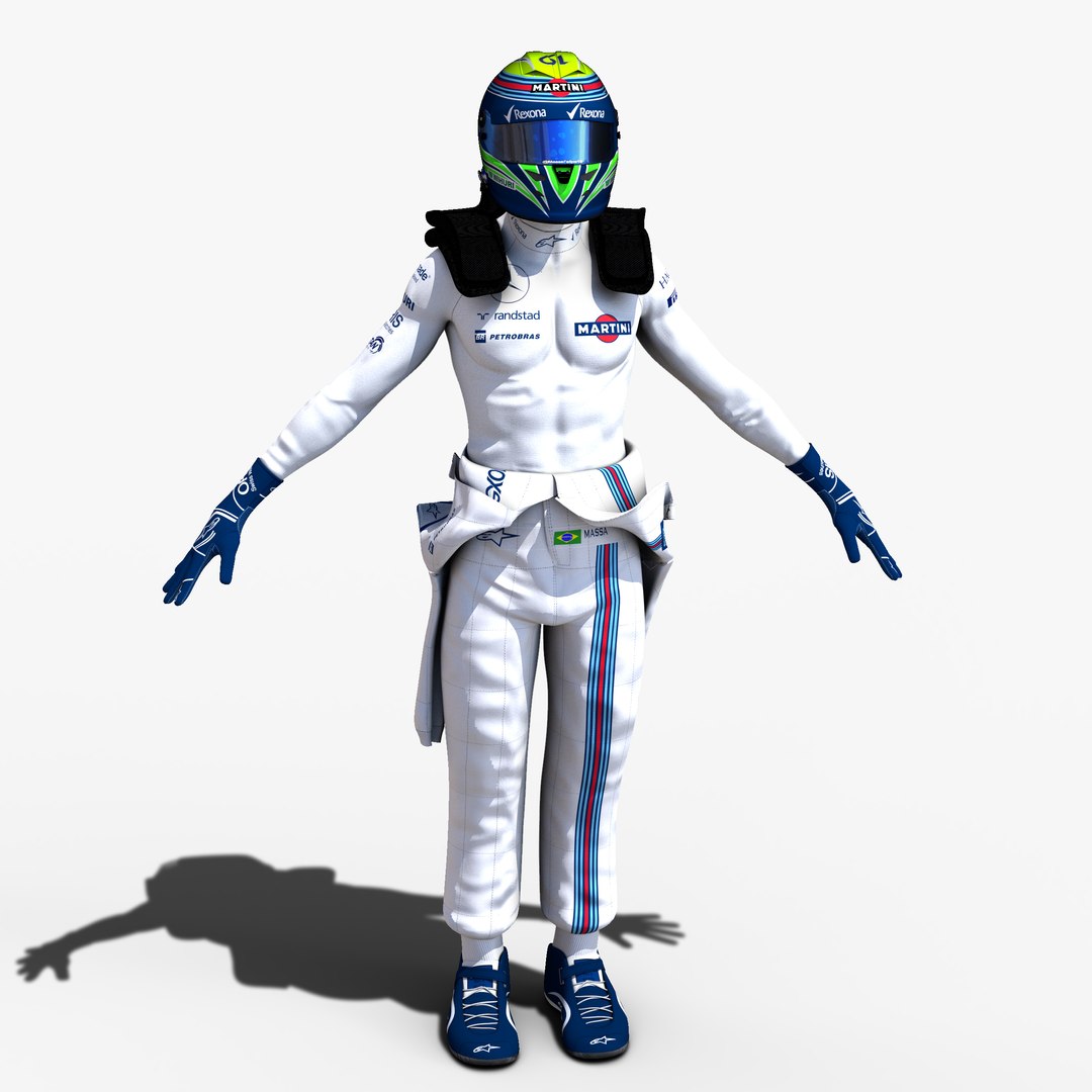 3d Model Felipe Massa 2016