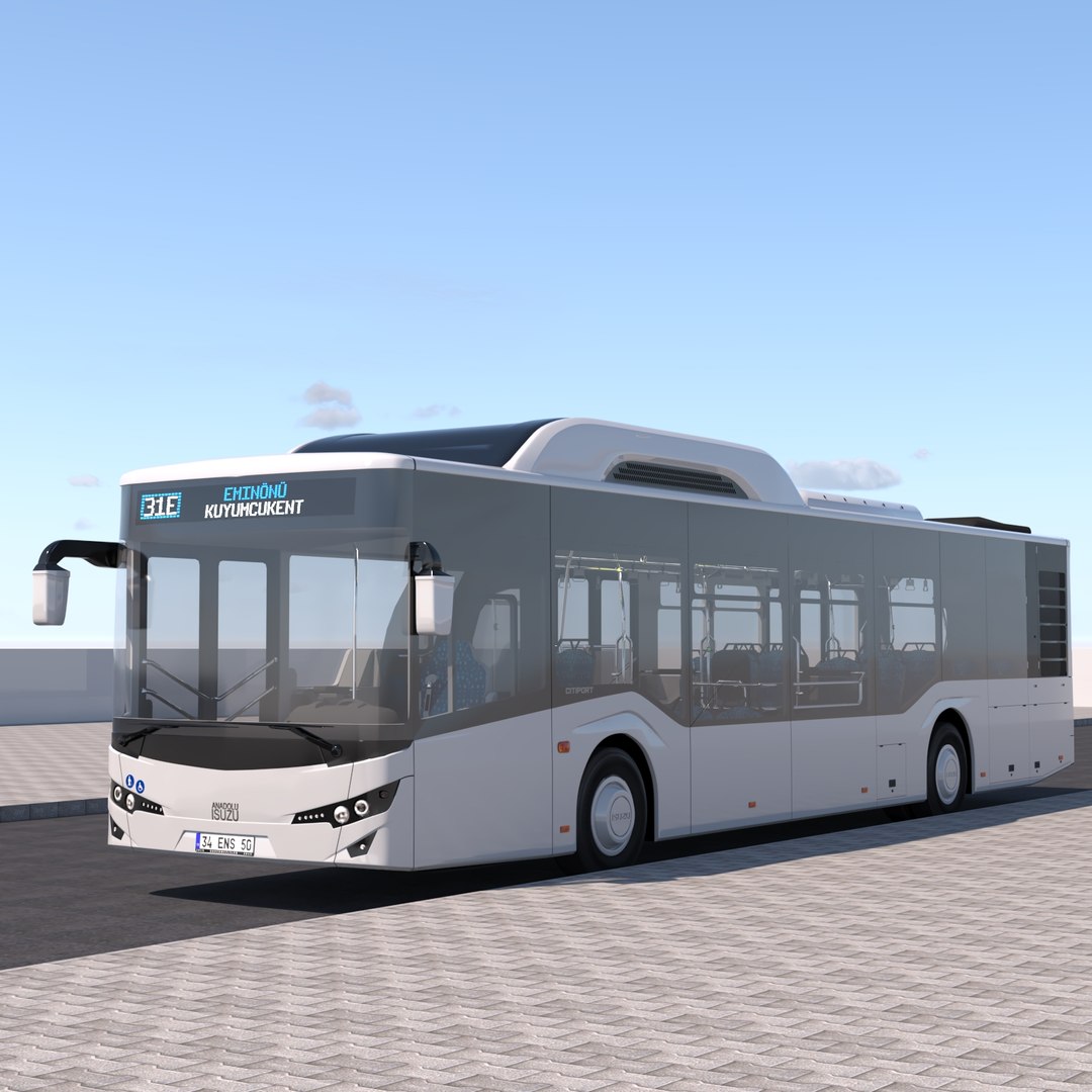 3D Isuzu Citiport 12 CNG - TurboSquid 2086872