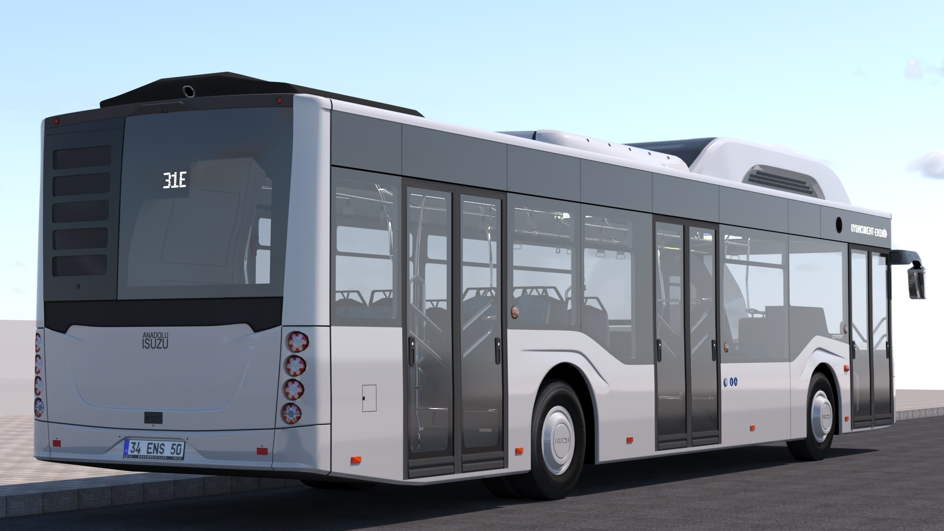 3D Isuzu Citiport 12 CNG - TurboSquid 2086872