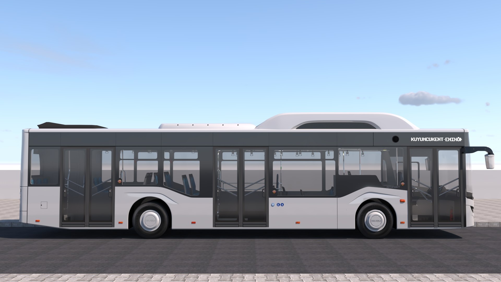 3D Isuzu Citiport 12 CNG - TurboSquid 2086872