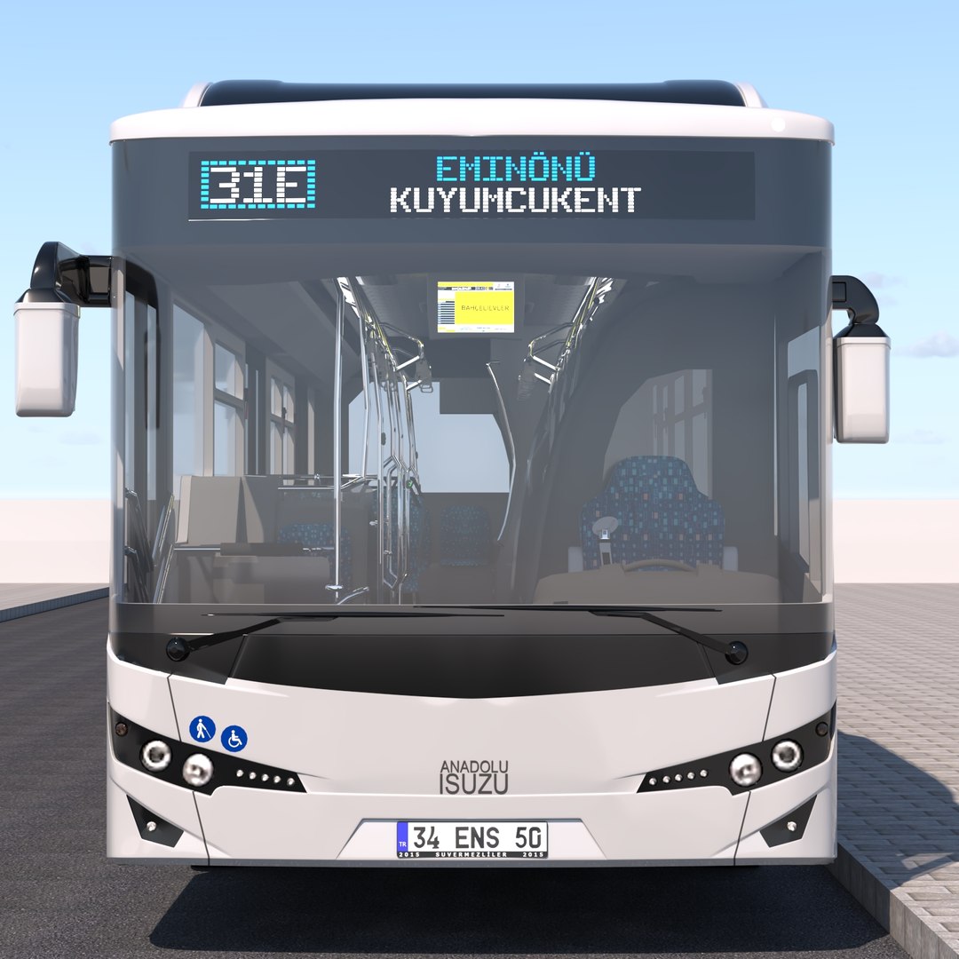 3D Isuzu Citiport 12 CNG - TurboSquid 2086872
