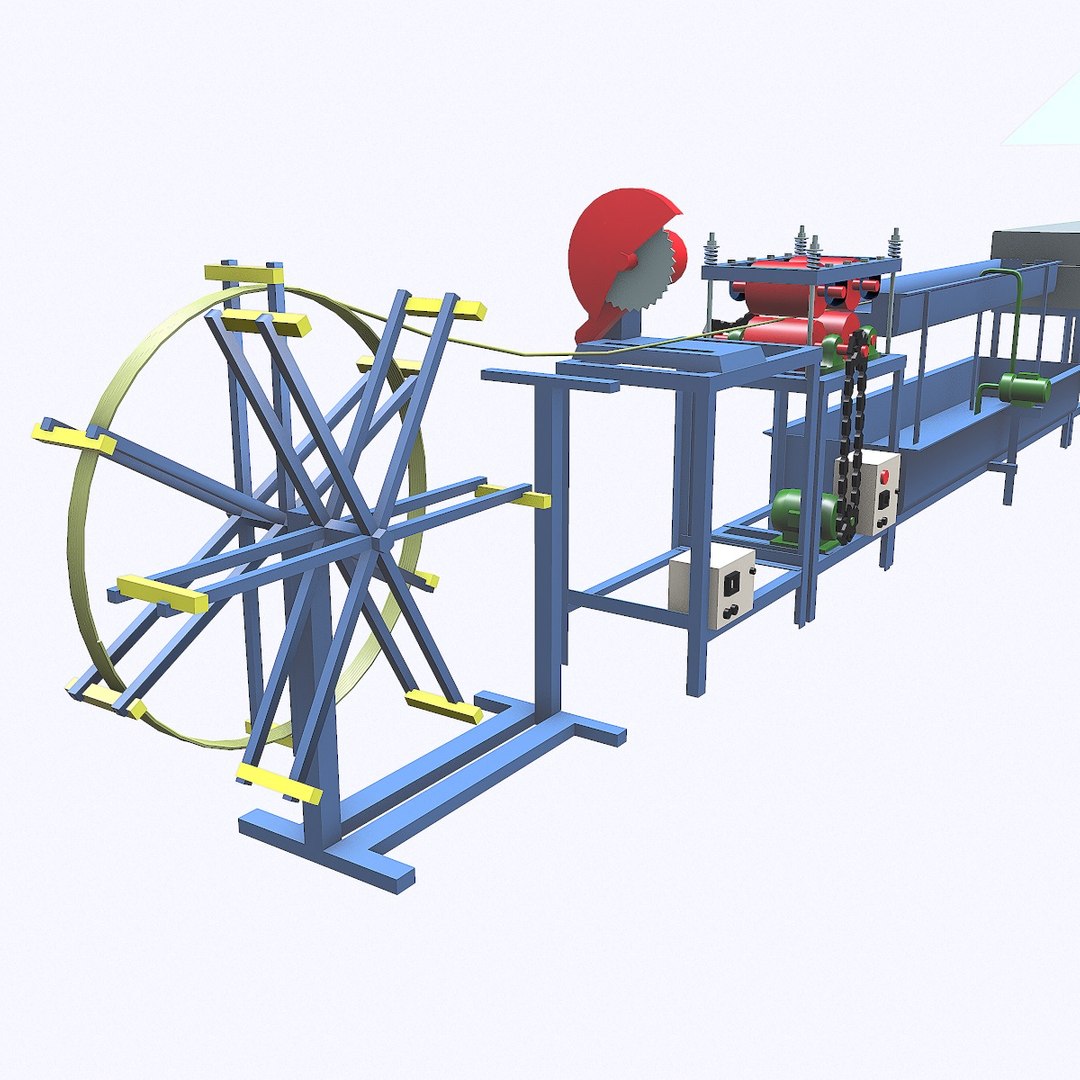 Fibre-reinforced Plastic Rebar Factory Model - TurboSquid 1297054