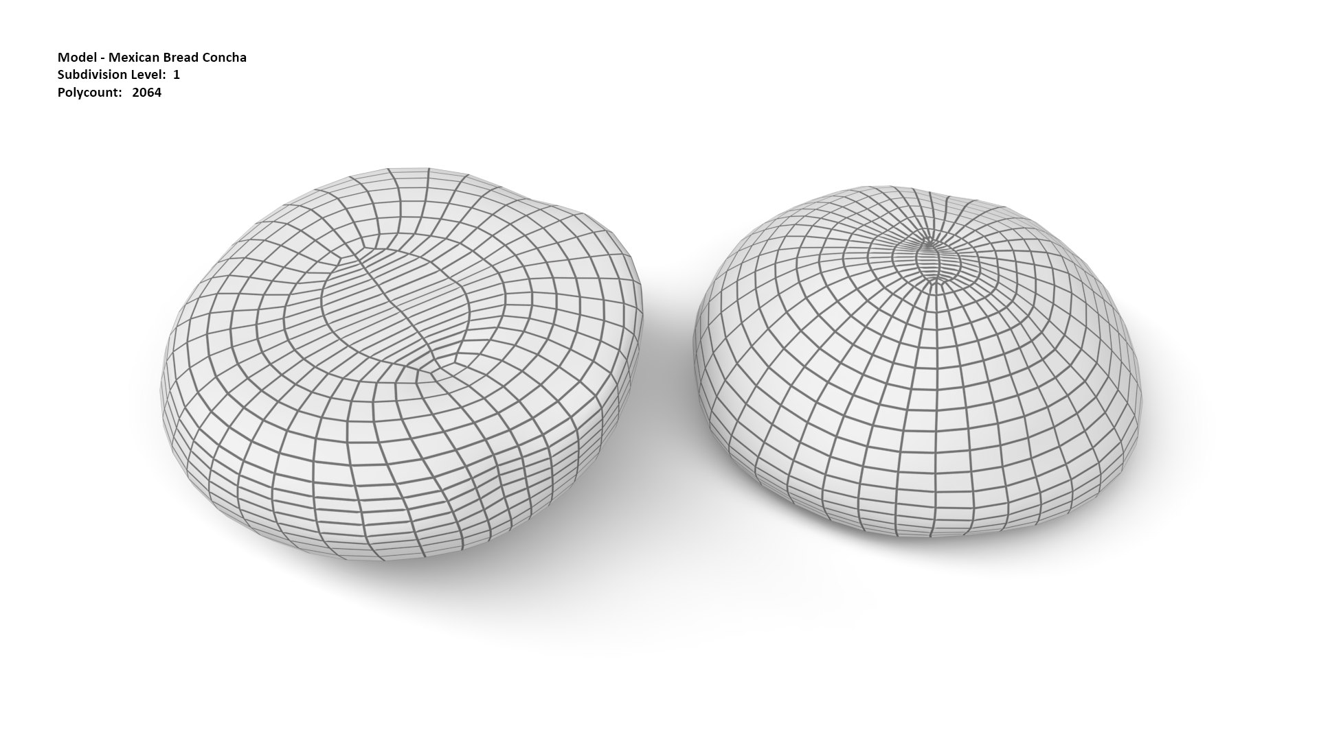 3D Mexican Bread Concha - TurboSquid 1352393