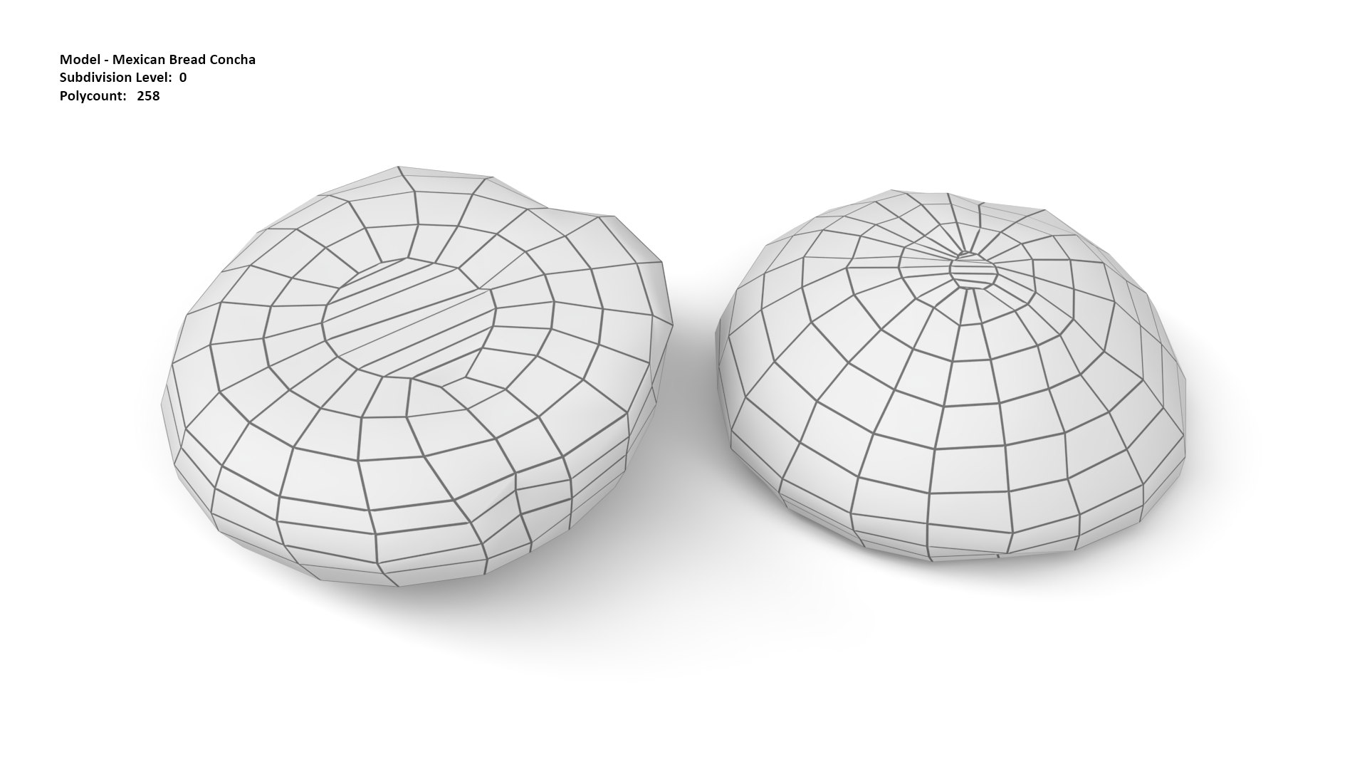 3D Mexican Bread Concha - TurboSquid 1352393