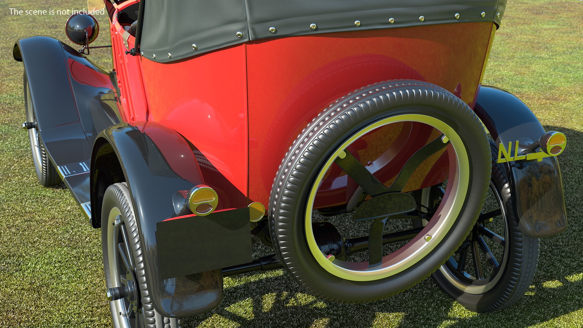 Classic vintage 20s car model - TurboSquid 1551732