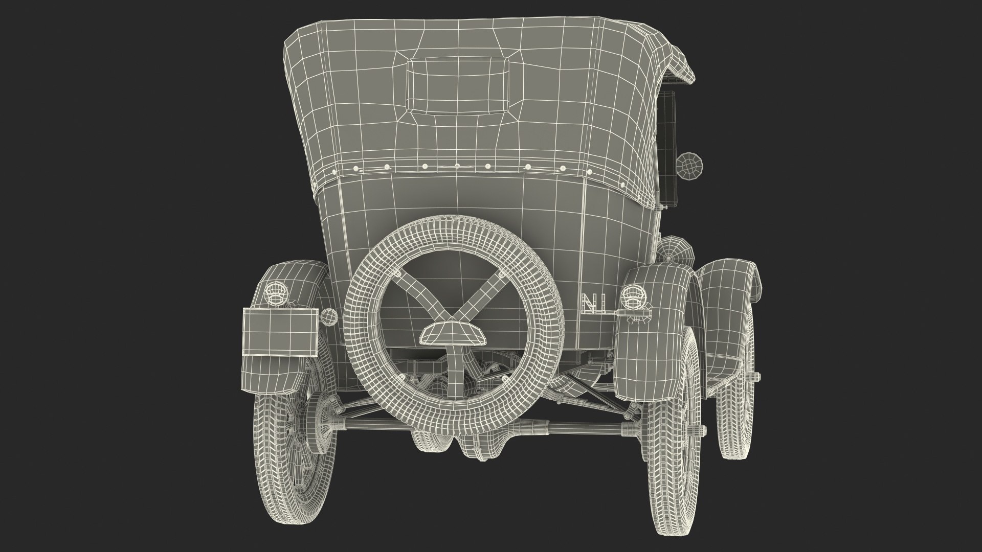 Classic Vintage 20s Car Model - TurboSquid 1551732