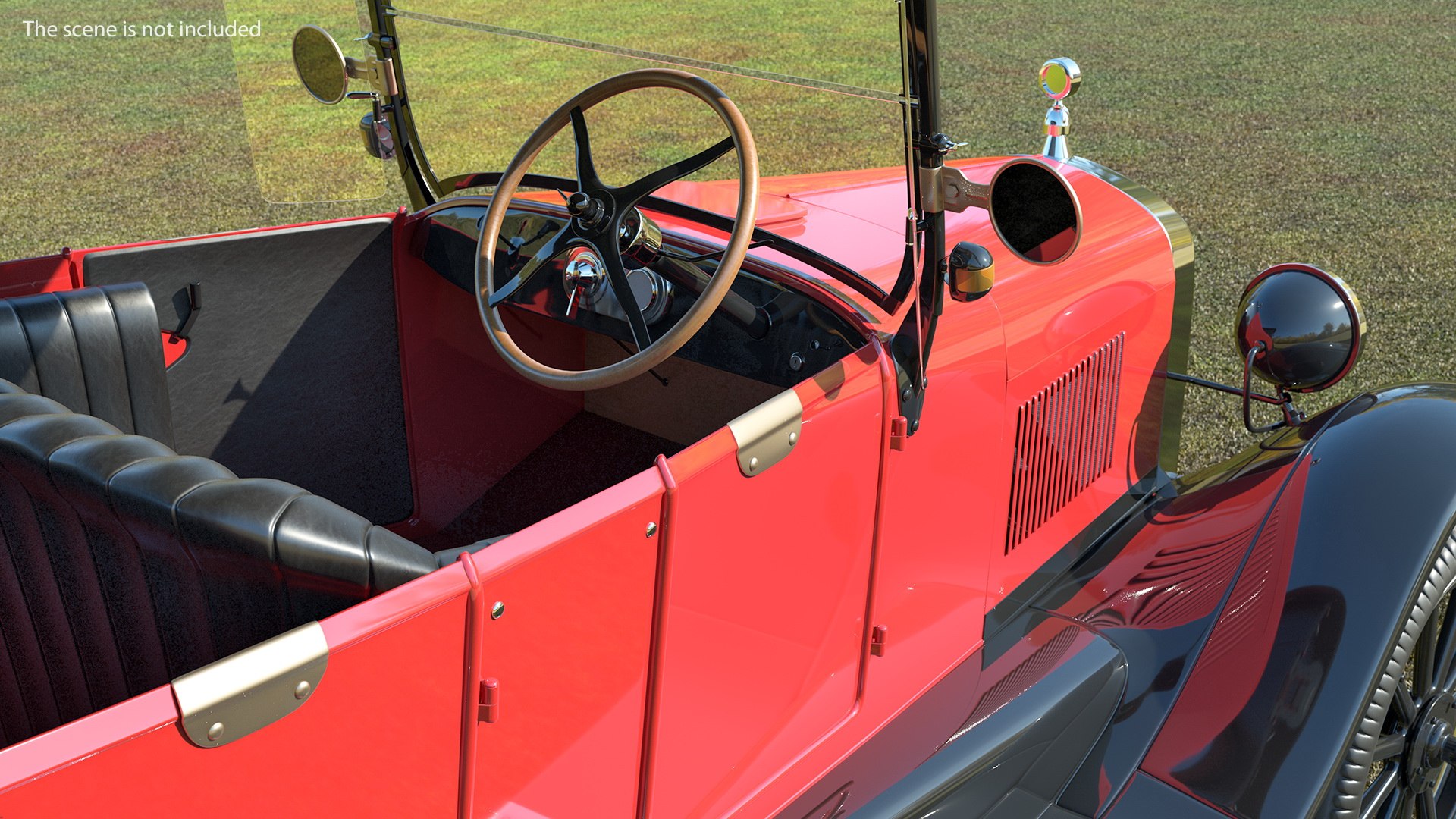 Classic vintage 20s car model - TurboSquid 1551732