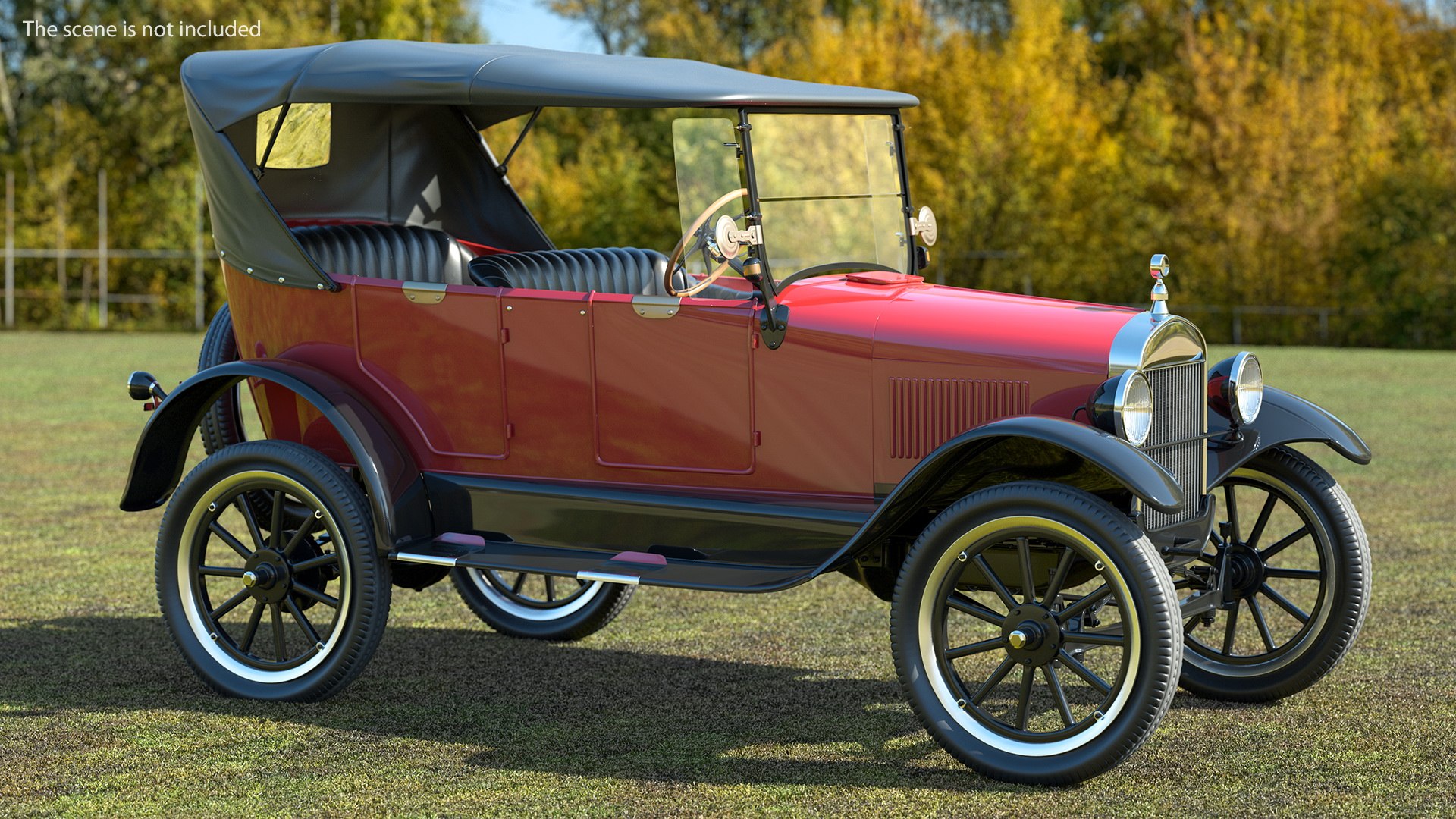 Classic vintage 20s car model - TurboSquid 1551732