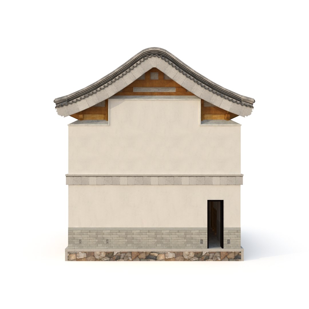 Chinese Storey Building Model - TurboSquid 1297898