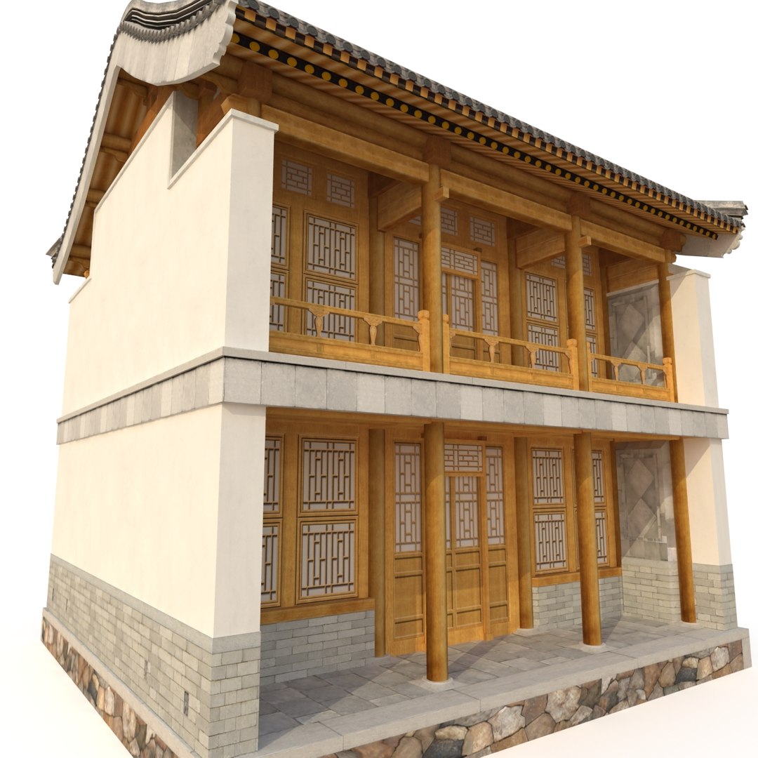 Chinese Storey Building Model - TurboSquid 1297898