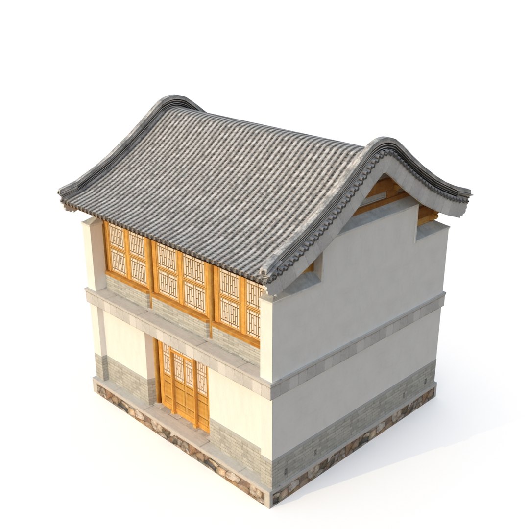 Chinese Storey Building Model - TurboSquid 1297898
