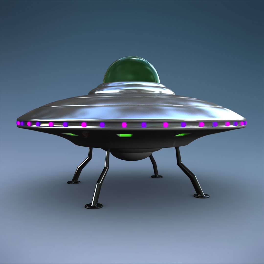 Grey Alien Ufo 3d Max