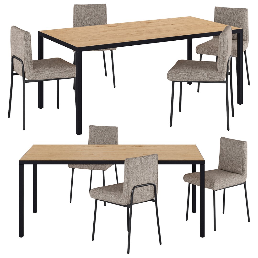 3D Table Nova Chair Rafa - TurboSquid 1868469