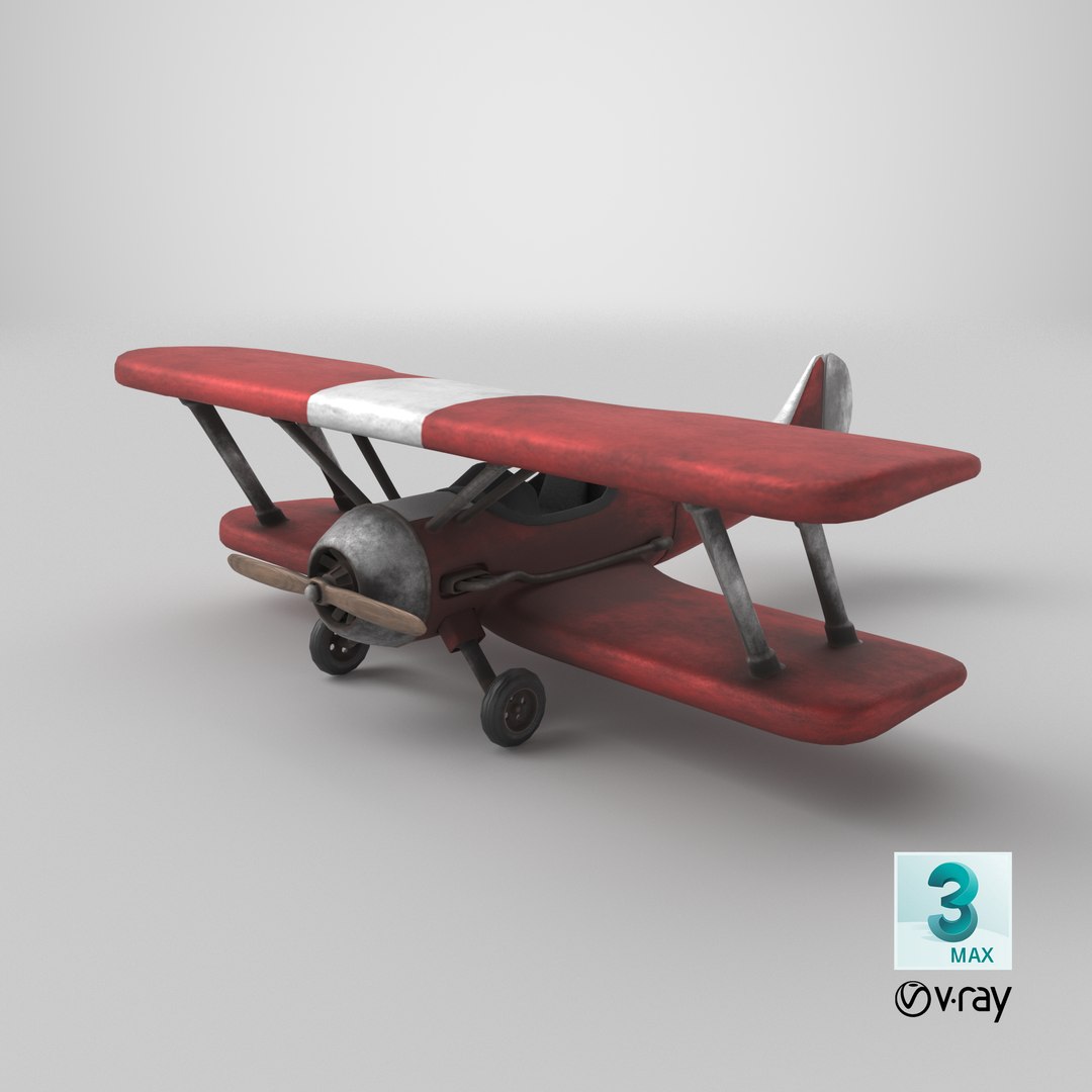 3D Modern Biplane Model - TurboSquid 2426161