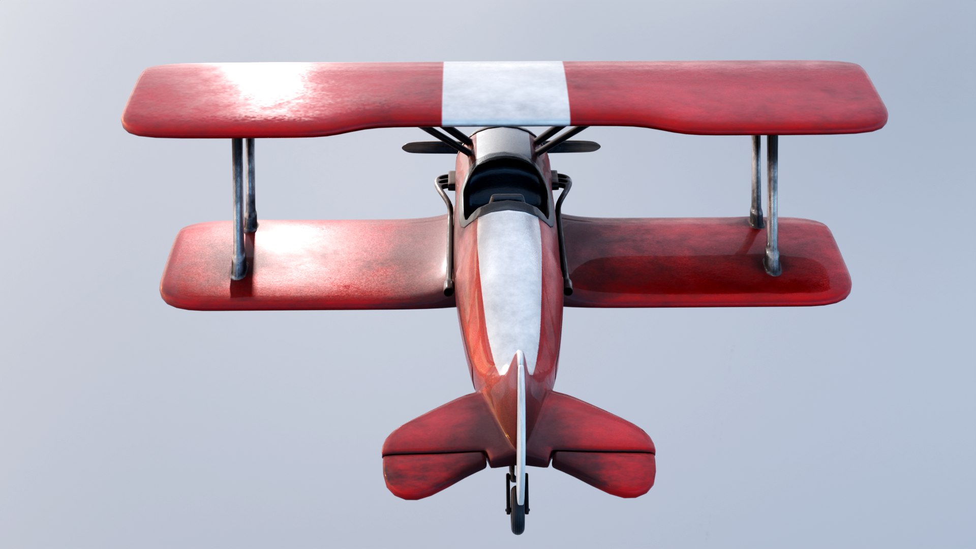 3D Modern Biplane Model - TurboSquid 2426161