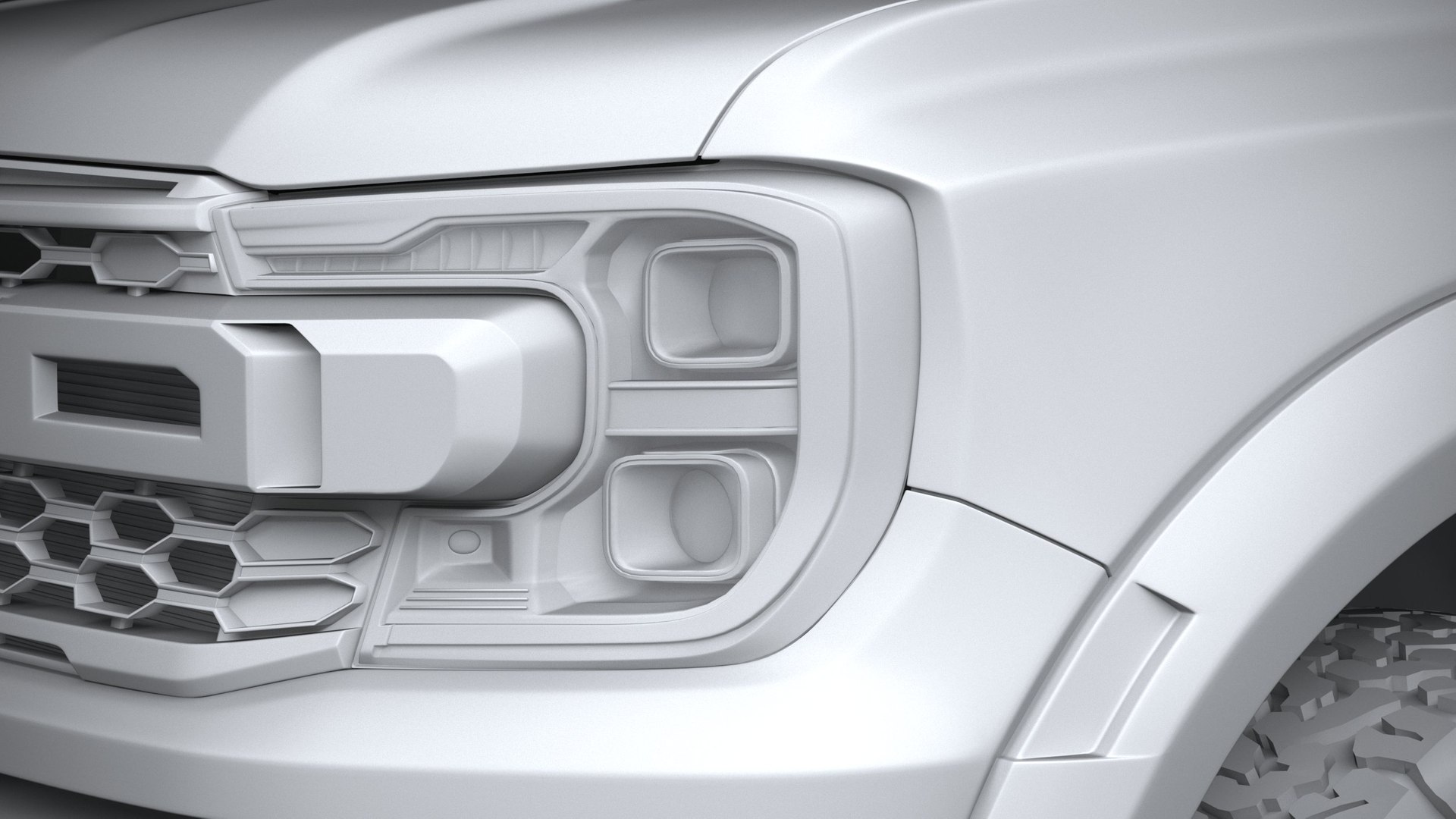 3D Ford Ranger Raptor 2023 - TurboSquid 2004477