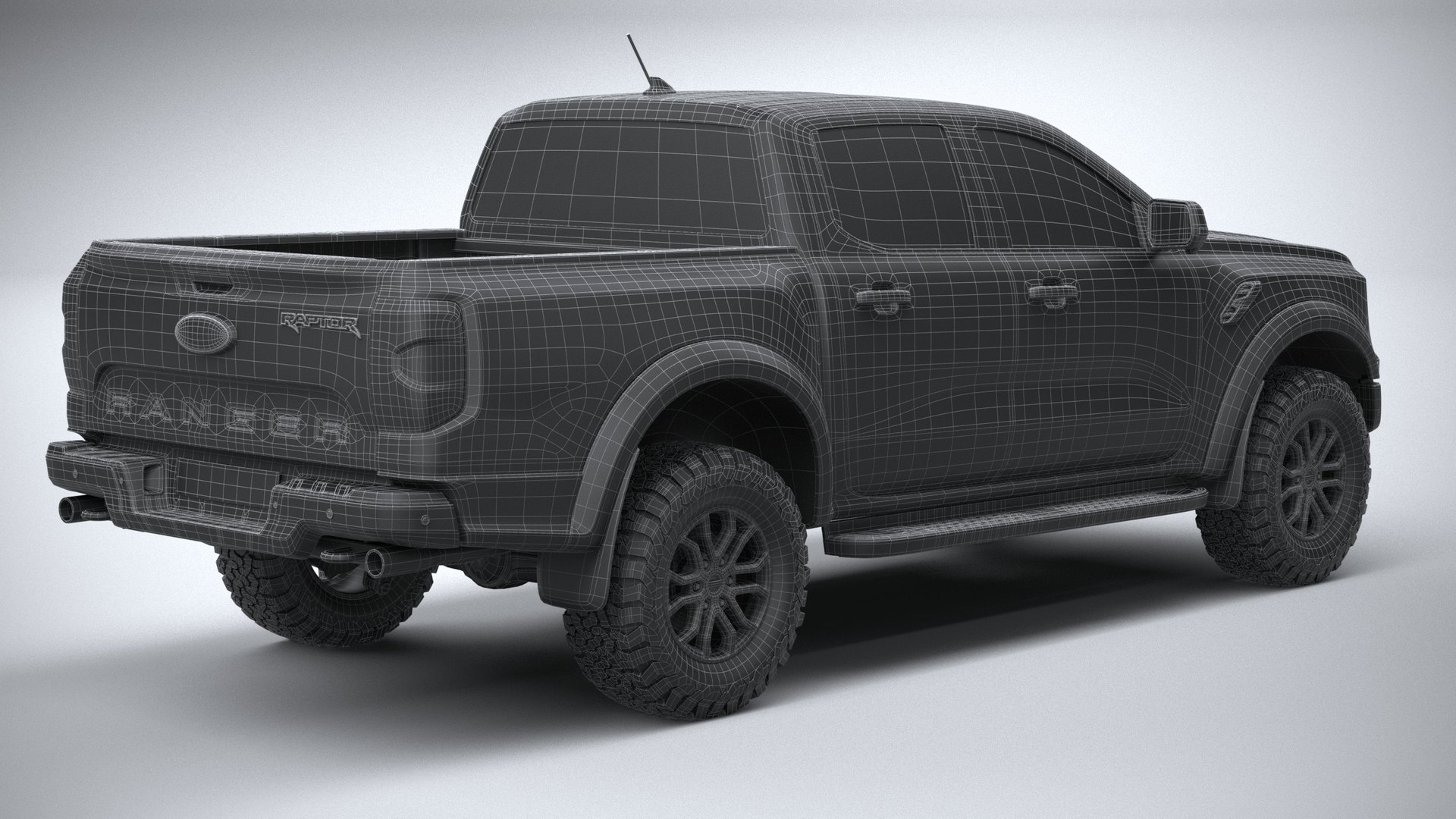 3D Ford Ranger Raptor 2023 - TurboSquid 2004477