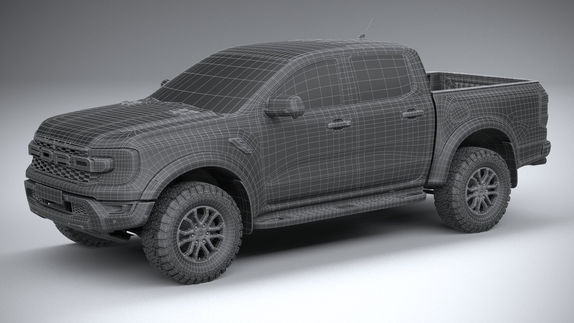 3D Ford Ranger Raptor 2023 - TurboSquid 2004477