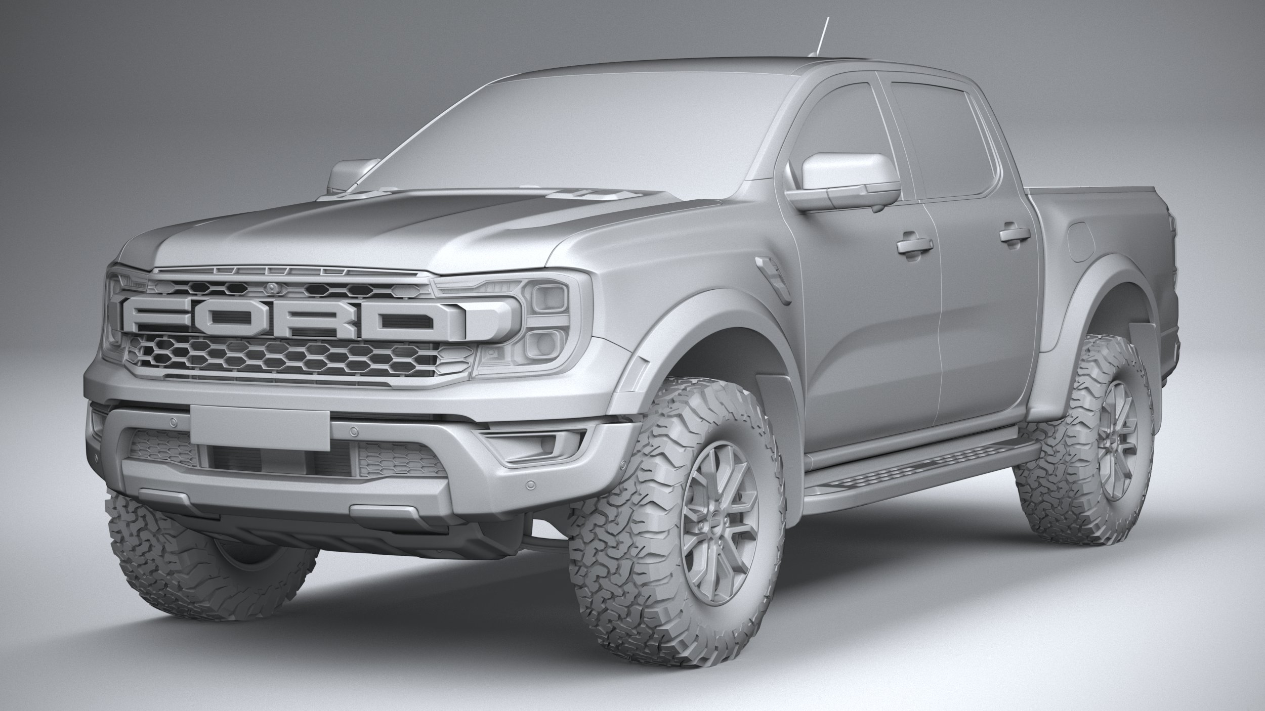 modelo 3d Ford Ranger Raptor 2023 - TurboSquid 2004477