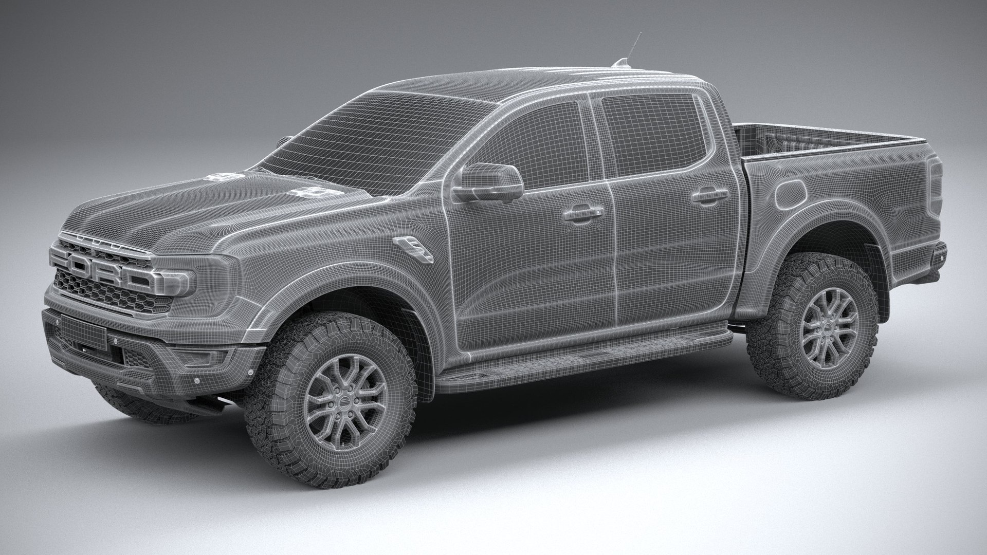 3D Ford Ranger Raptor 2023 - TurboSquid 2004477