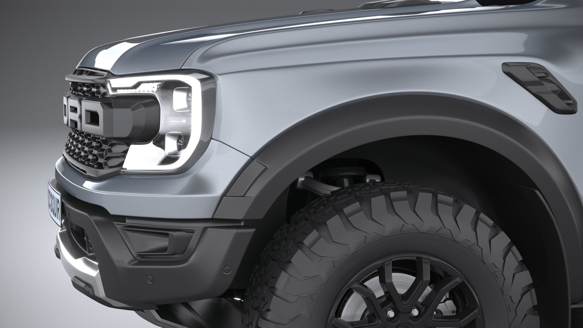 3D Ford Ranger Raptor 2023 - TurboSquid 2004477