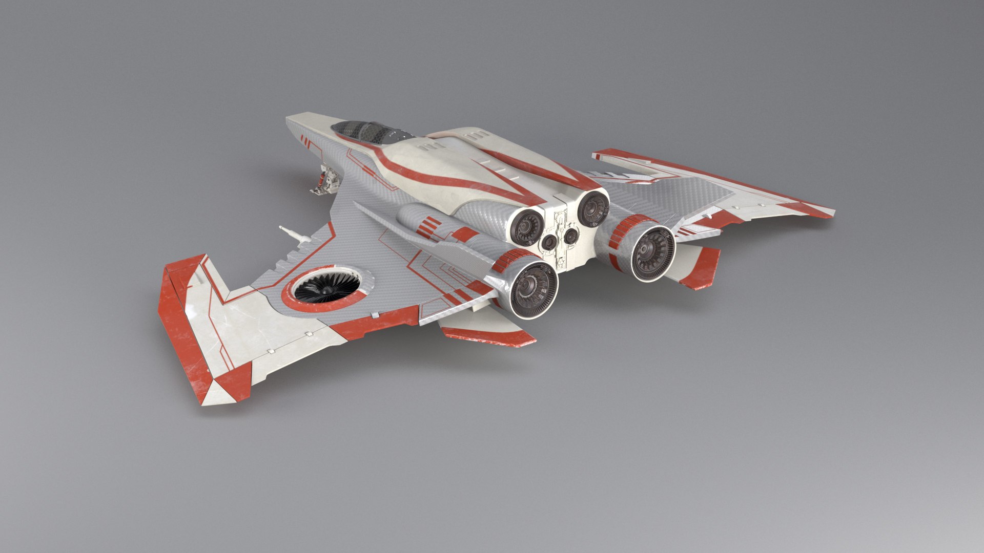 3D Spaceship Space Fighter Model - TurboSquid 1690252