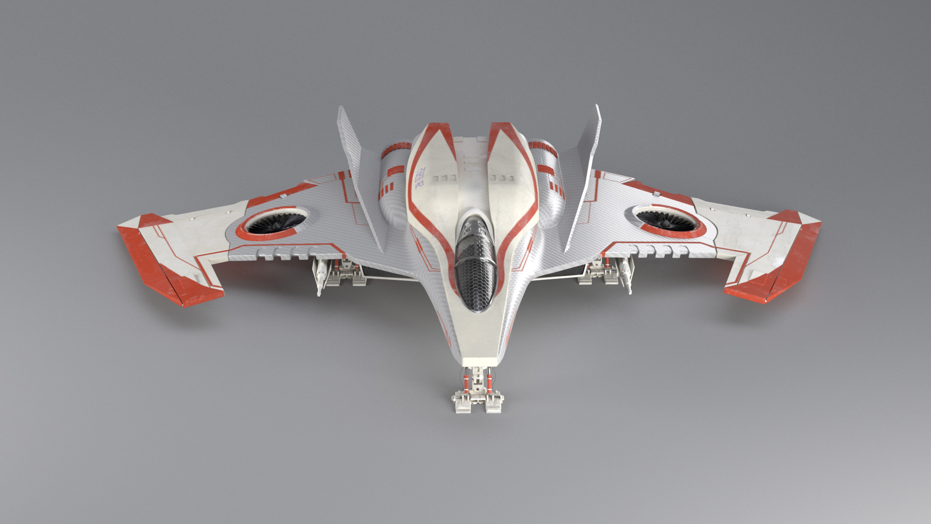 3D spaceship space fighter model - TurboSquid 1690252