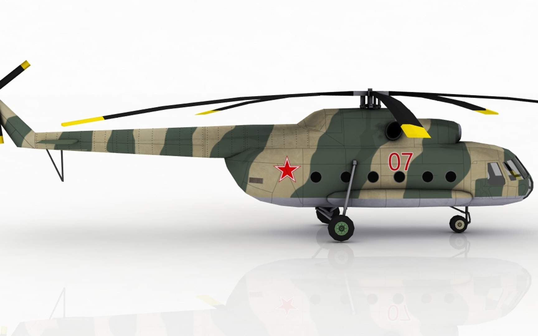 3d Helicopter Mi-8