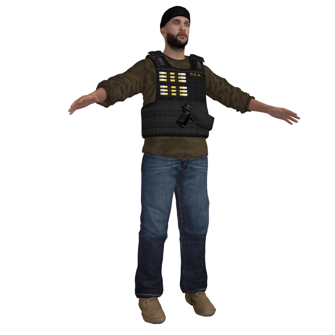 3d Dea Agent 4 Model