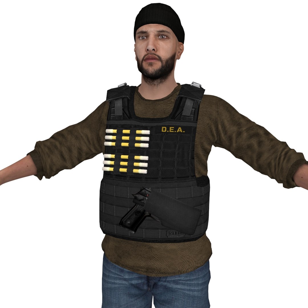 3d Dea Agent 4 Model