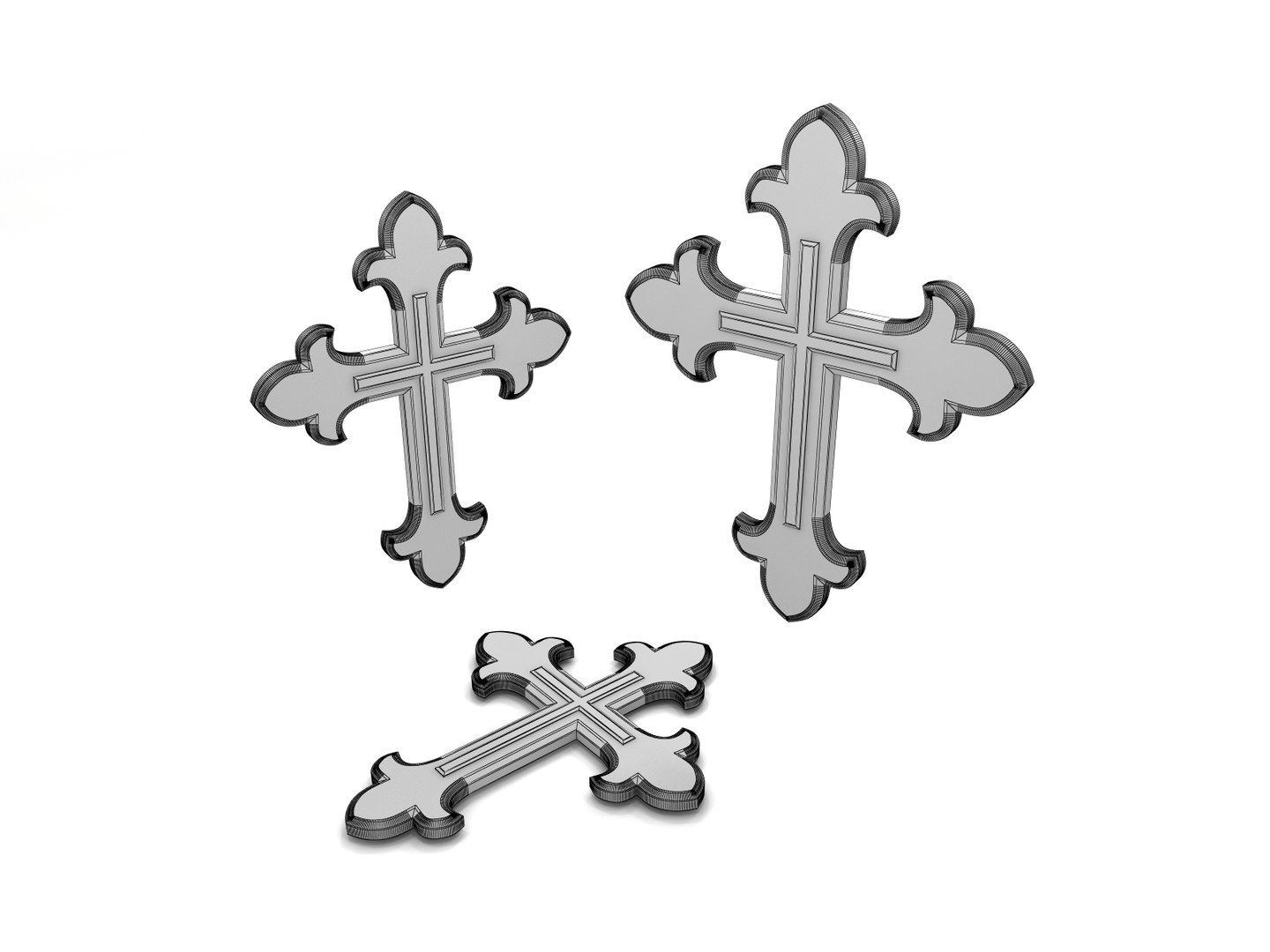 3D Cross Model - TurboSquid 1387196