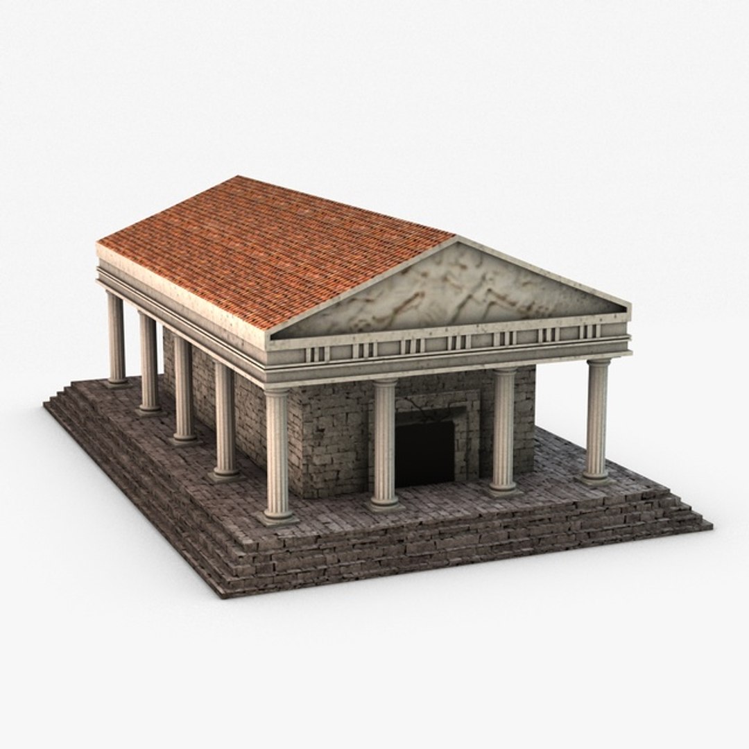ancient temple 3d 3ds