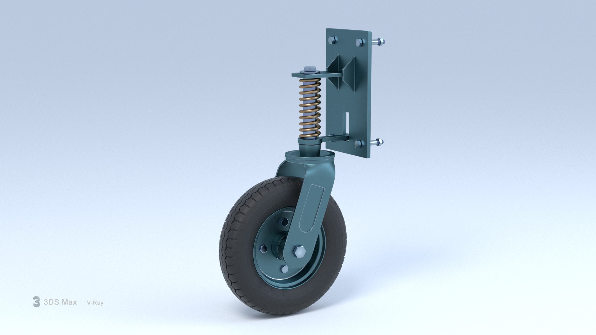 Gate Wheel 3D Model - TurboSquid 1465273