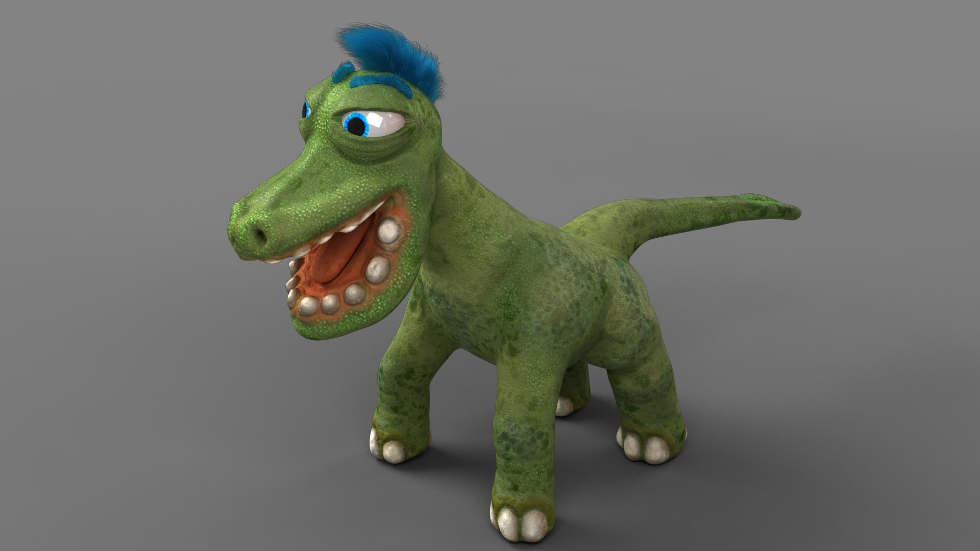Dinosaur Cartoon Model - TurboSquid 1359560