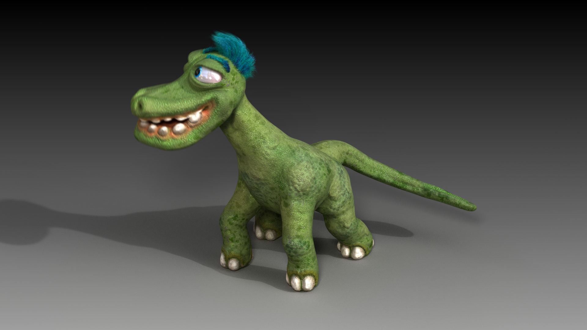 Dinosaur Cartoon Model - TurboSquid 1359560