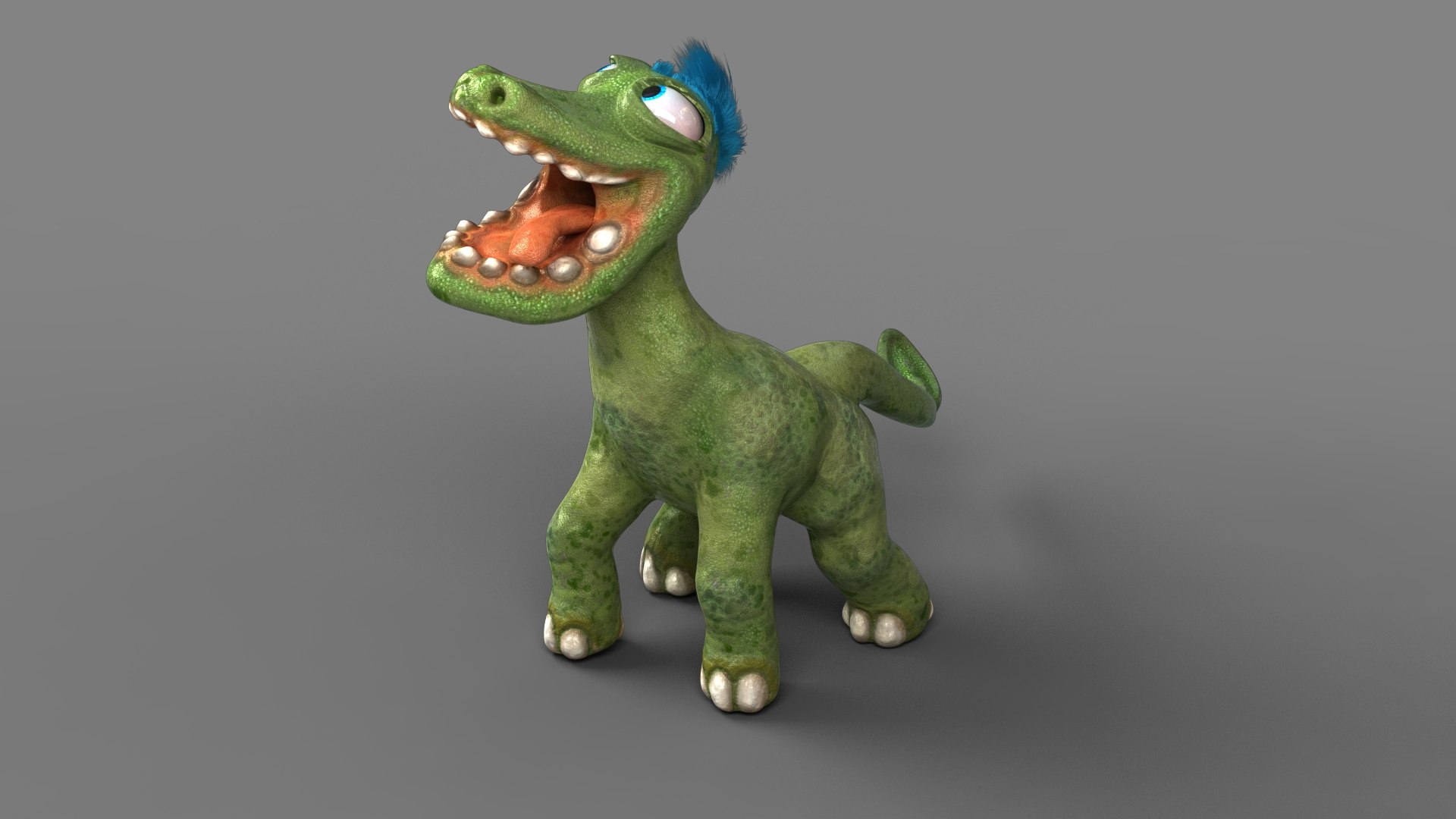 Dinosaur Cartoon Model - TurboSquid 1359560
